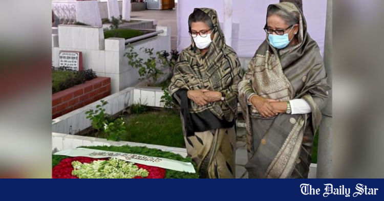 PM pays homage to Aug 15 martyrs at Banani graveyard | The Daily Star