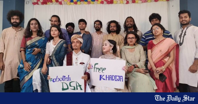 Bride-groom demand repeal of DSA during reception | The Daily Star