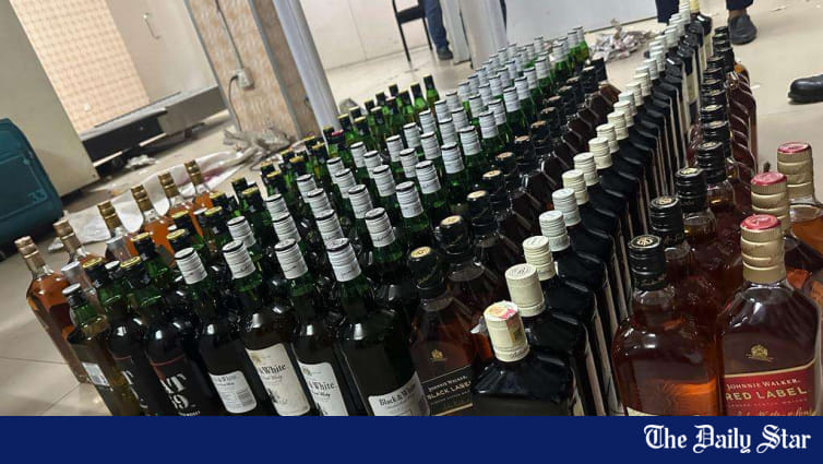 Foreign liquor seized from Maitree Express | The Daily Star