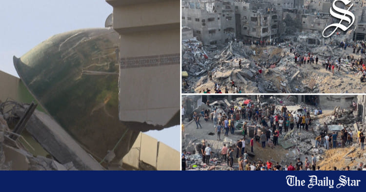 Over 11,000 killed so far in 40-day Gaza attacks | The Daily Star