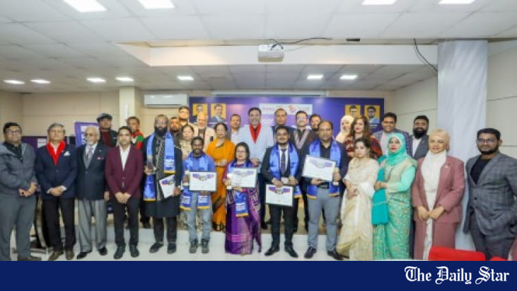Rotary awards five individuals | The Daily Star