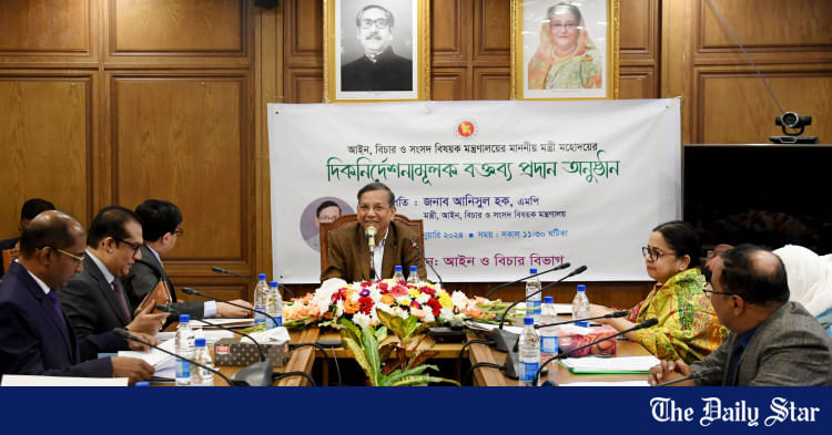 Case backlogs: Anisul orders cooperation among courts | The Daily Star