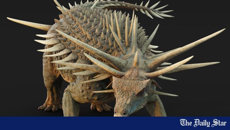 ‘Strangest’ dinosaur covered in spiked armoury: scientists | The Daily Star