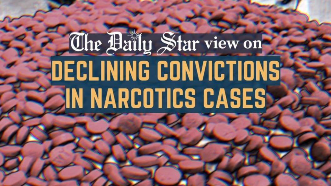 Why is the conviction rate in drugs cases falling? | The Daily Star